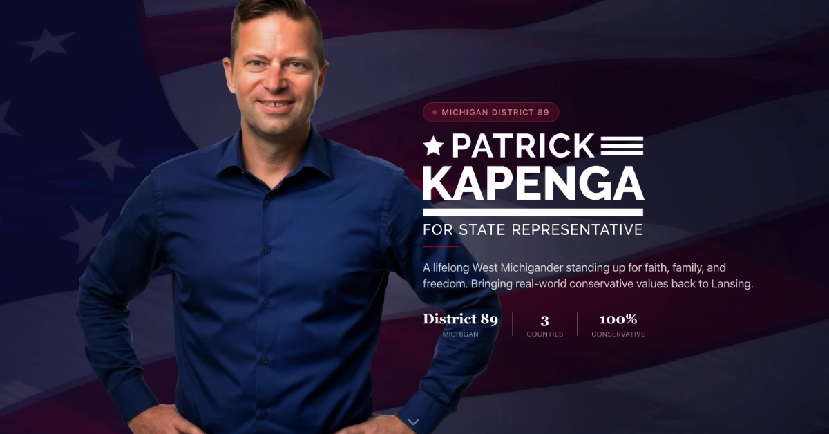 Patrick Kapenga for State Representative | District 89, Michigan